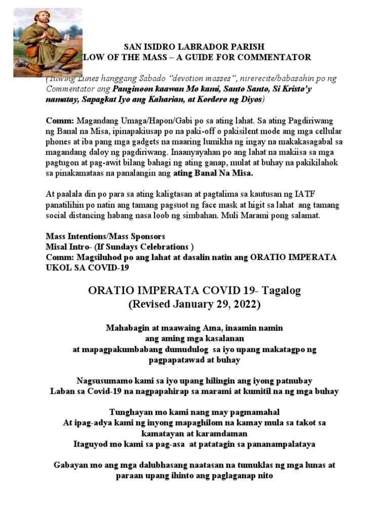 LeCom Guide Revised WT New Oratio Imperata | PDF