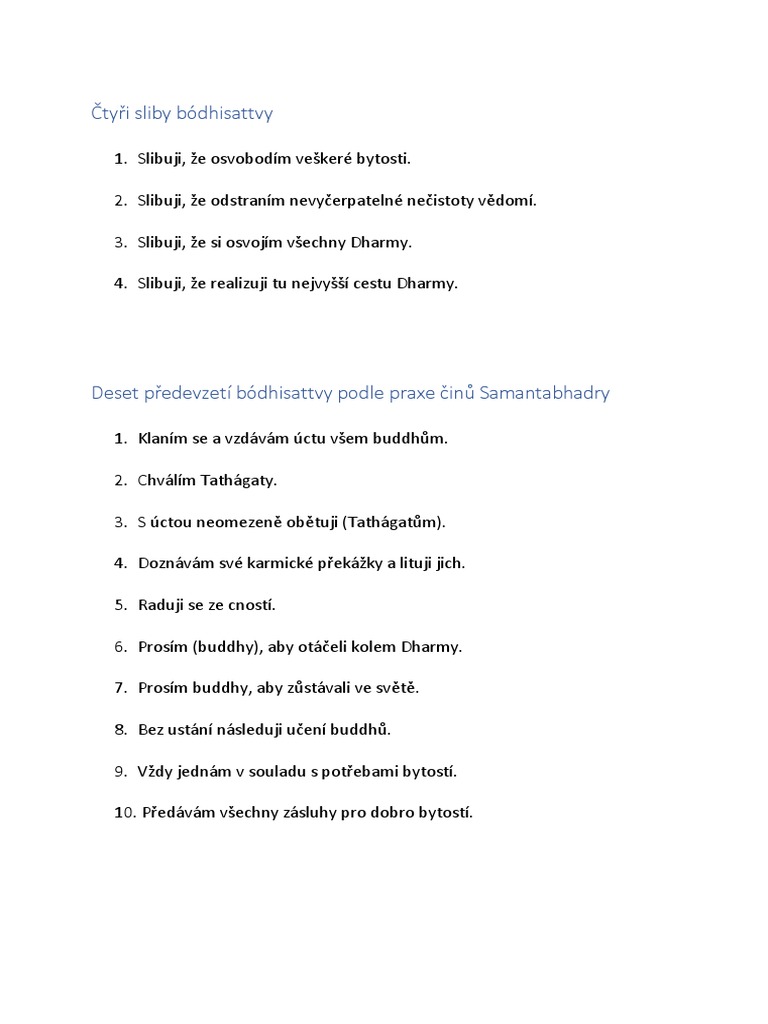 2021 Sliby Bódhisattvy | PDF