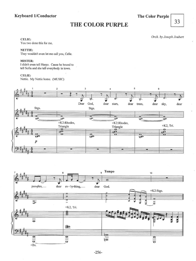 The Color Purple (Reprise) | PDF