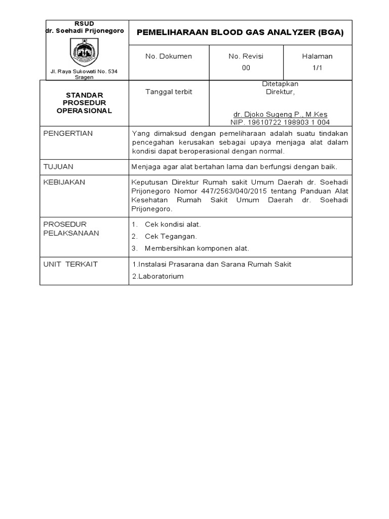 Pemeliharaan BGA | PDF