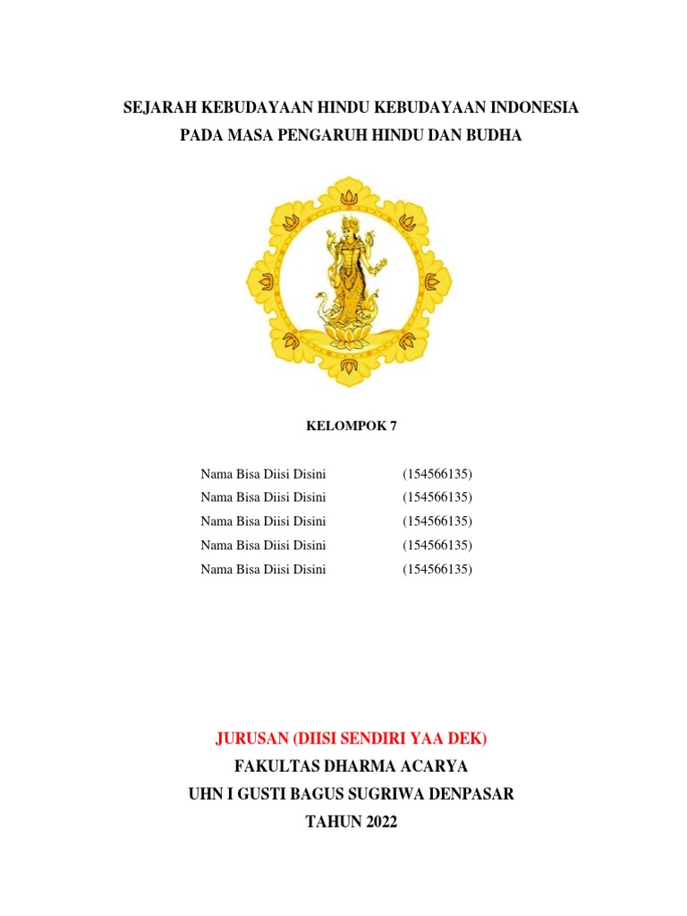 Sejarah Kebudayaan Hindu Kebudayaan Indonesia | PDF