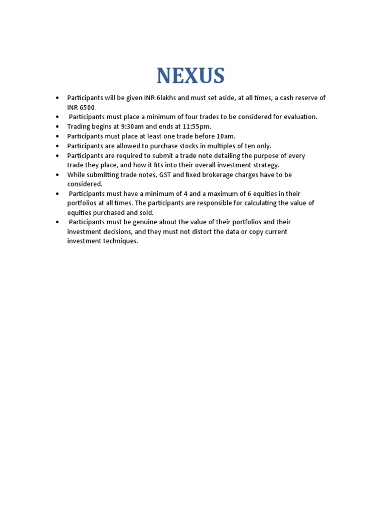 NEXUS | PDF