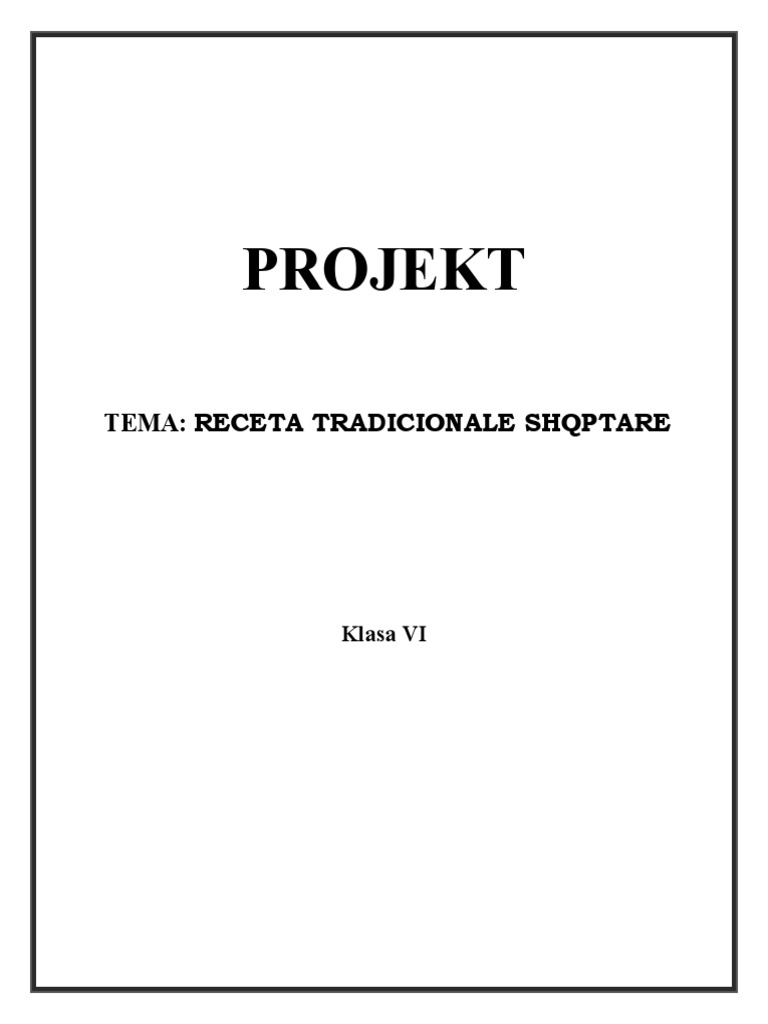 Projekt Qytetari | PDF