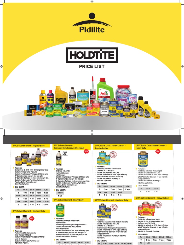 Rustolene Liquid Pidilite | PDF | Pipe (Fluid Conveyance) | Plumbing