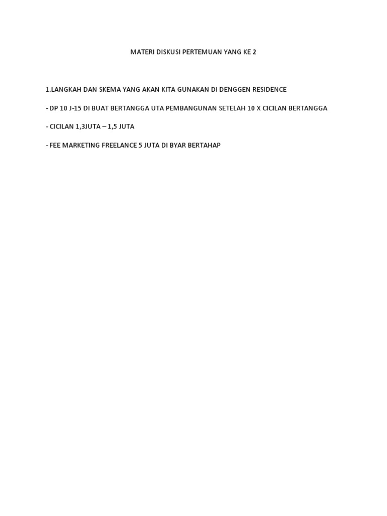 Materi Diskusi Pertemuan Yang Ke 2 Pdf