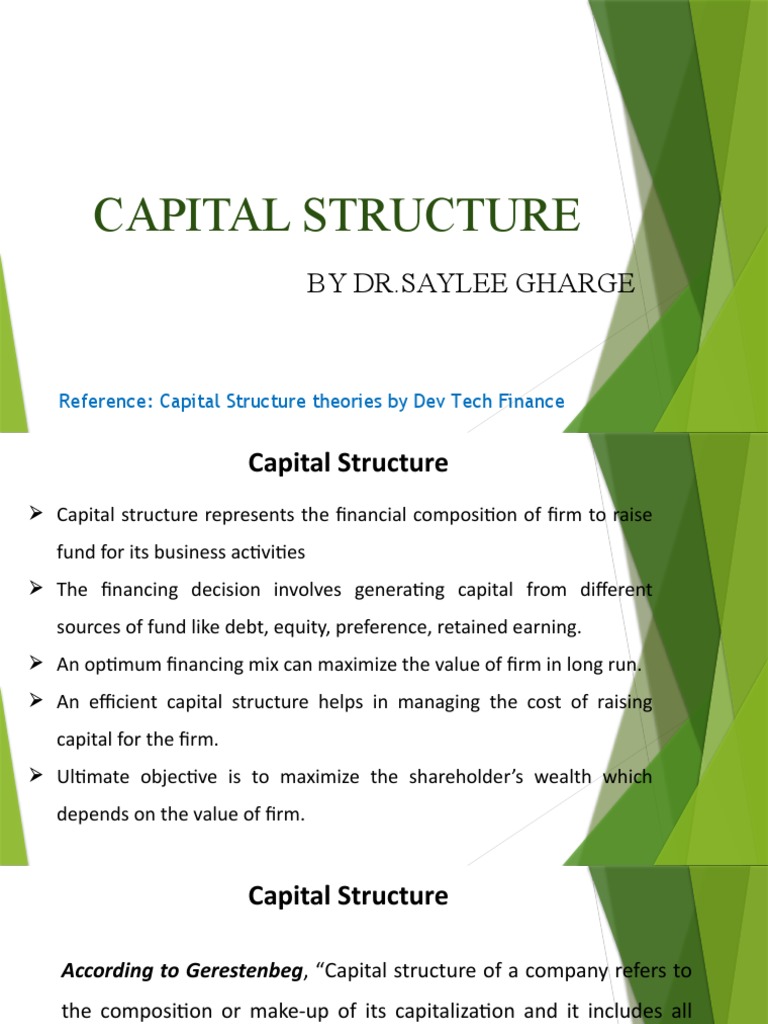 Capital Structure | PDF | Capital Structure | Cost Of Capital