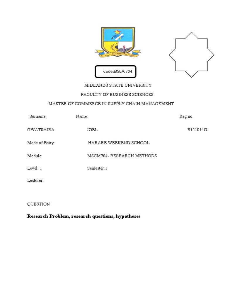 What Is A Research Problem | PDF