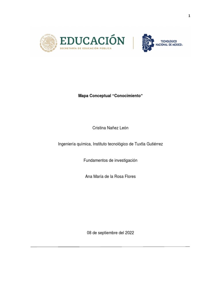 Mapa Conceptual "Conocimiento" | PDF | Conocimiento | Teoría