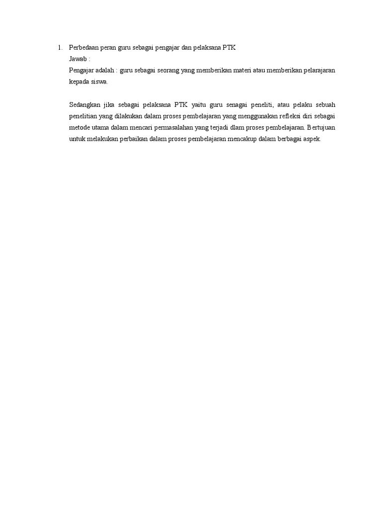 Tugas PTK Literasi | PDF