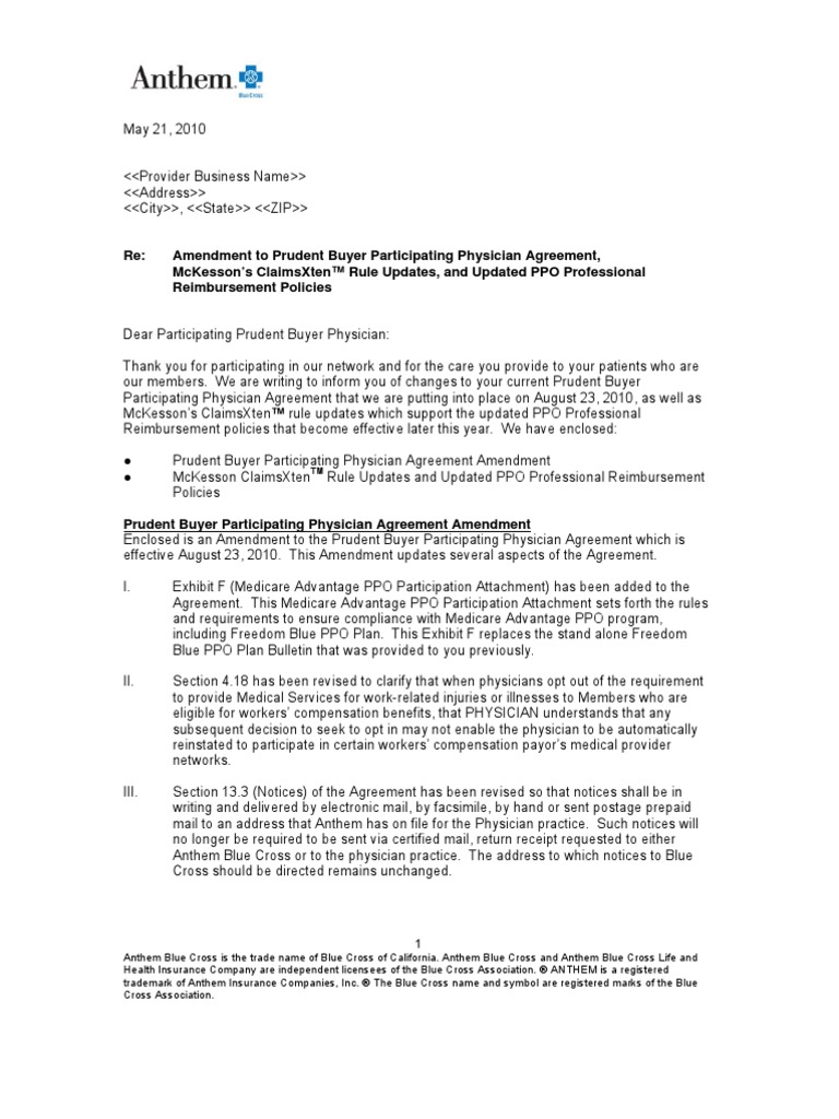 Blue Cross Notice 052110 | PDF | Medicare (United States) | Medical Record