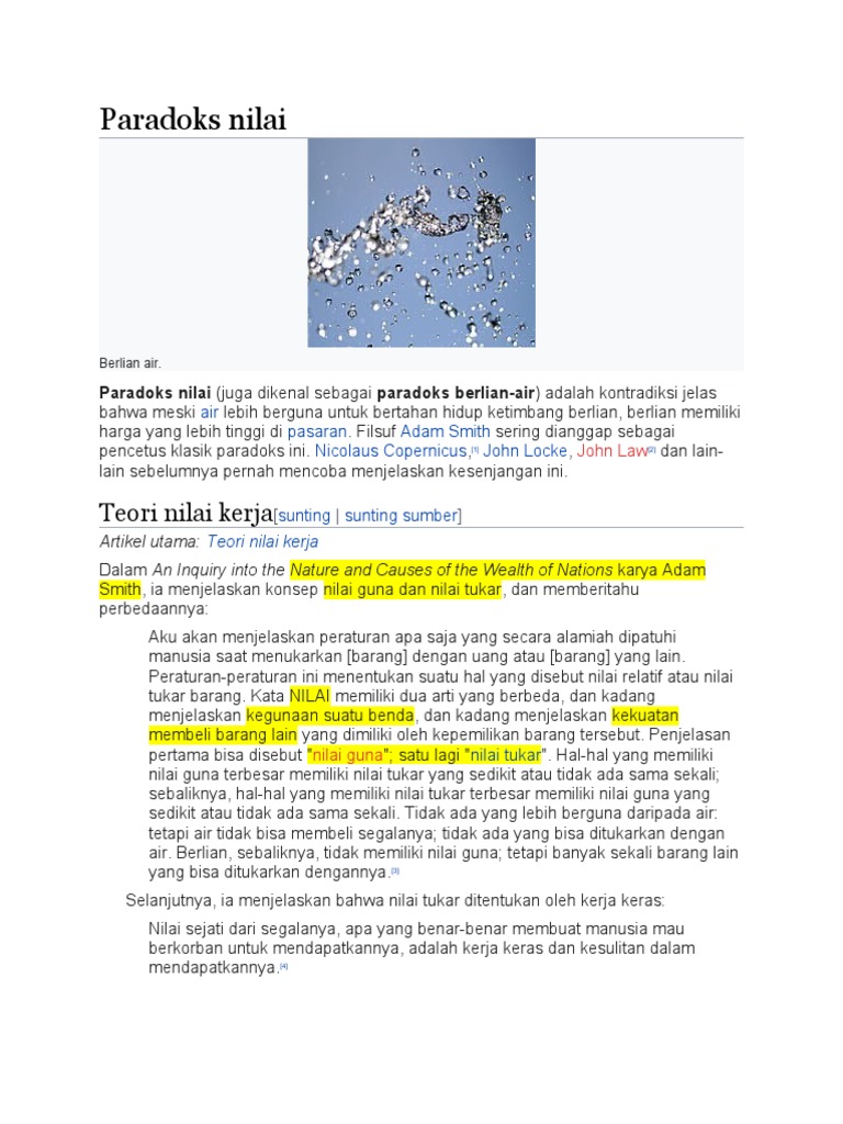 Paradox Air Berlian | PDF