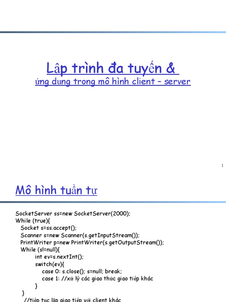Bai 08 - Lap Trinh Da Tuyen | PDF