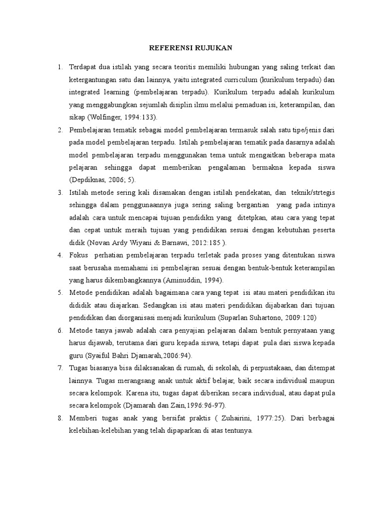 Referensi Rujukan | PDF