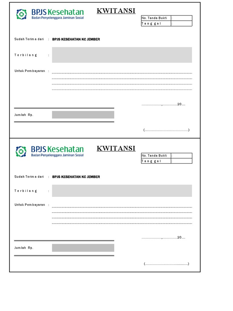 Blanko Klaim BPJS | PDF