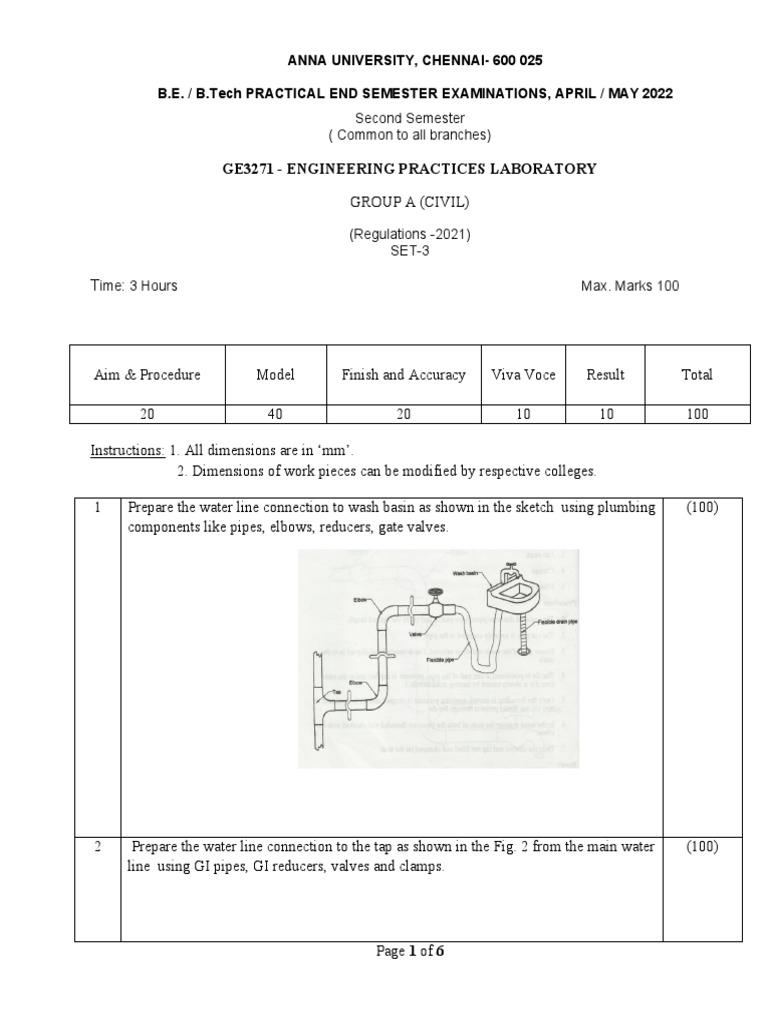 GE3271 - Civil Set 3 | PDF