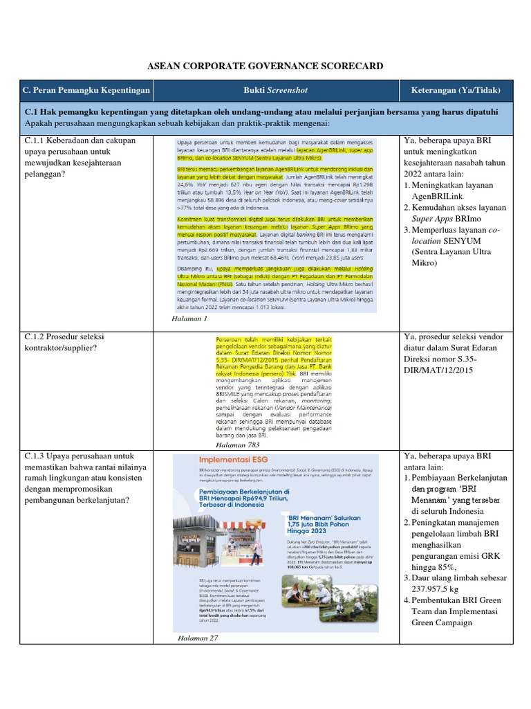 Analisis AR BRI 2022 Bagian C | PDF