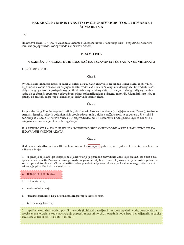 01 - Pravilnik o VA | PDF