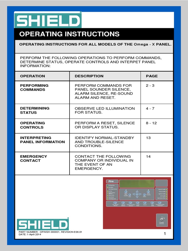 Operational Instruction - Omega - X | PDF