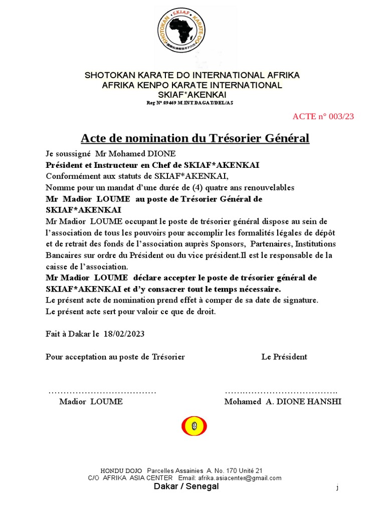 Nomination Tr. | PDF