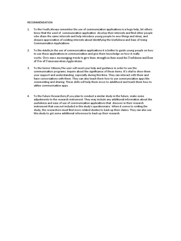RECOMMENDATION PDF