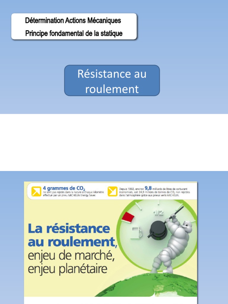 Résistance au roulement des pneus | PDF
