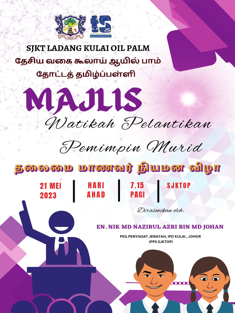 Buku Program Watikah Perlantikan 2023 | PDF