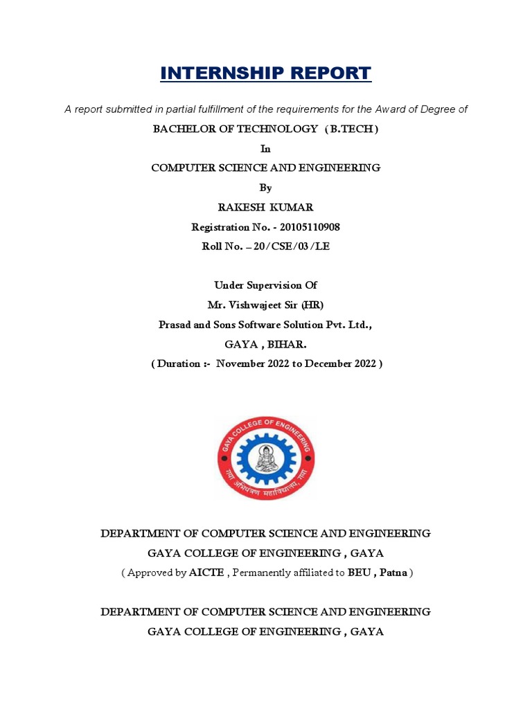 Cyber Security Inernship Report | PDF | Security | Computer Security