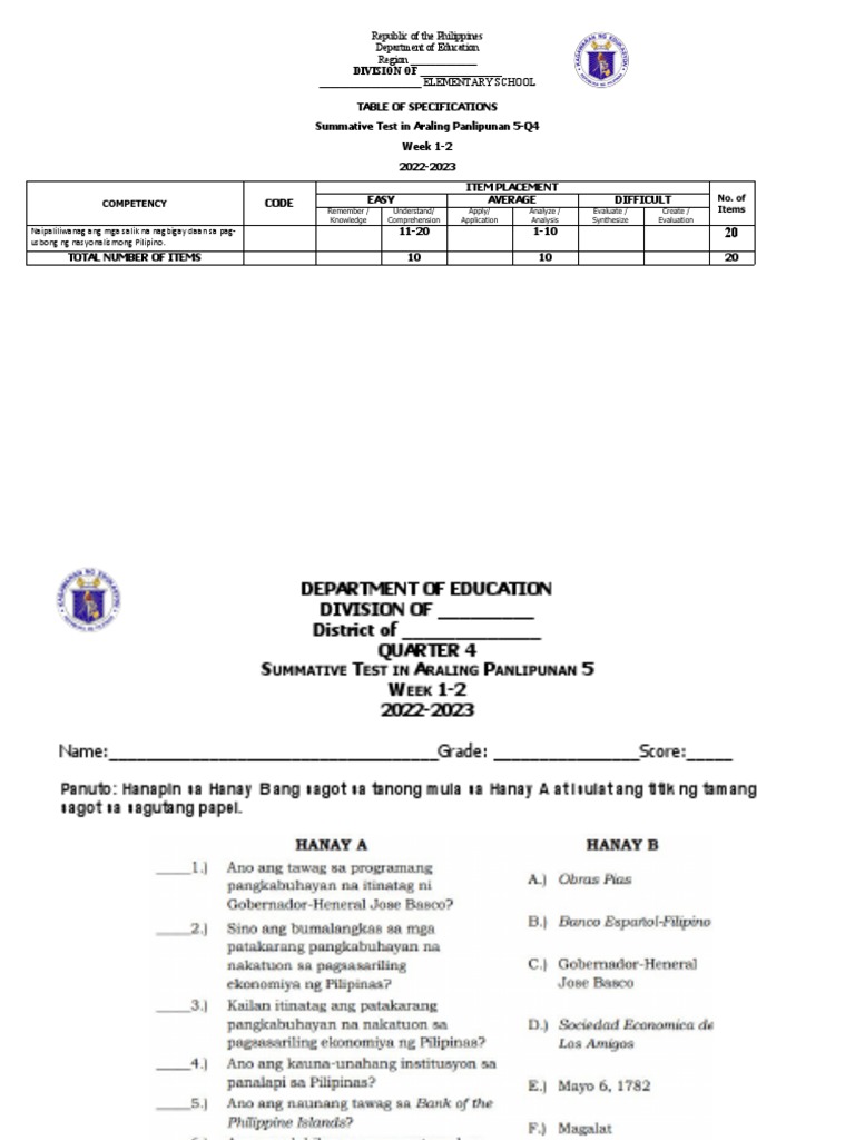 ST1 - Ap 5 - Q4 | PDF