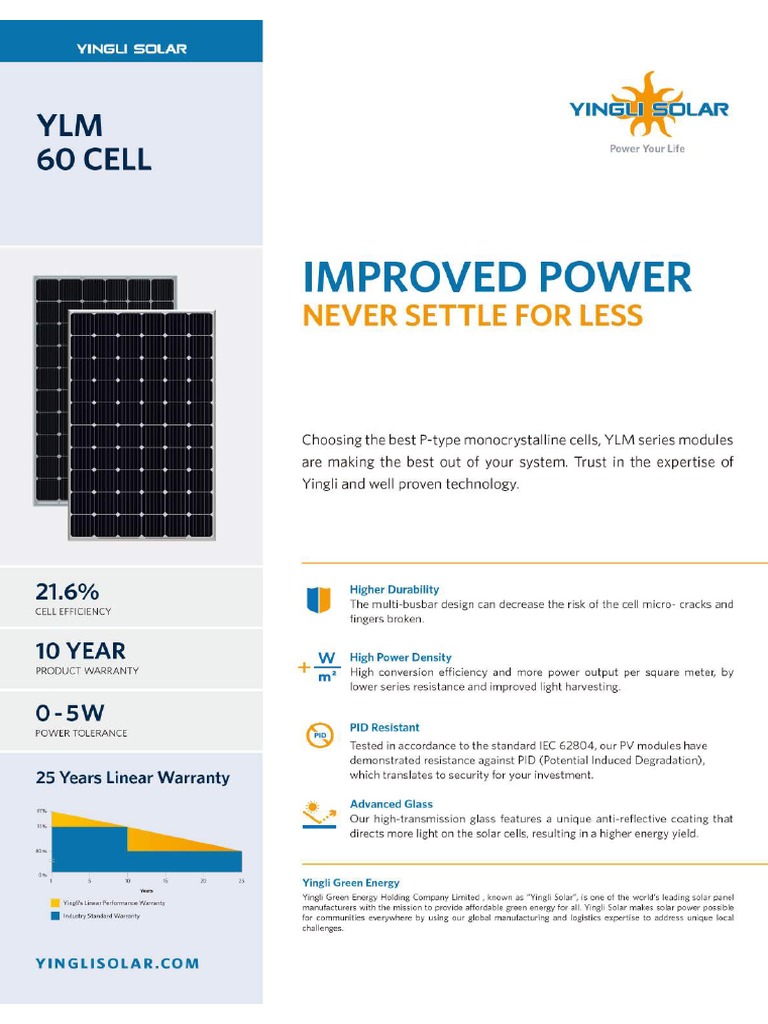 YingLi 310W Mono | PDF