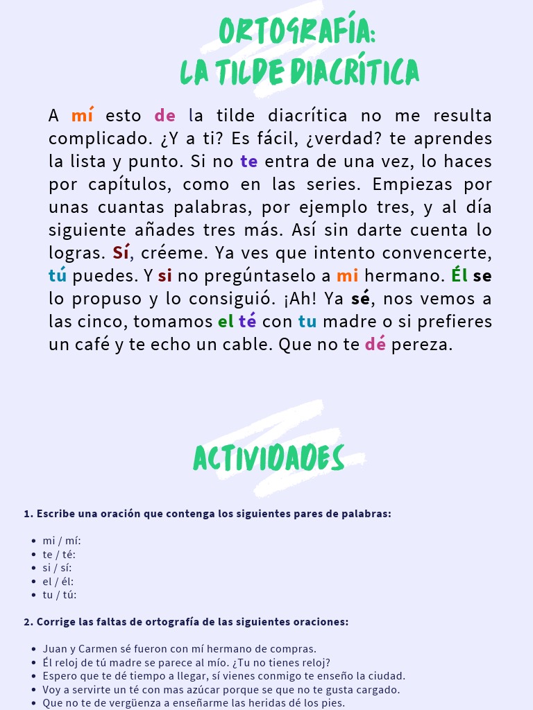 La Tilde Diacrítica | PDF