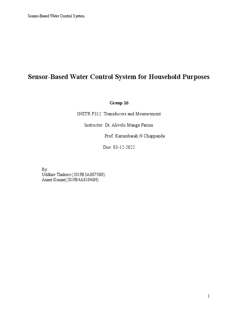 INSTR F311 - F312 Final Report | PDF | Electrical Connector | Ac Power ...