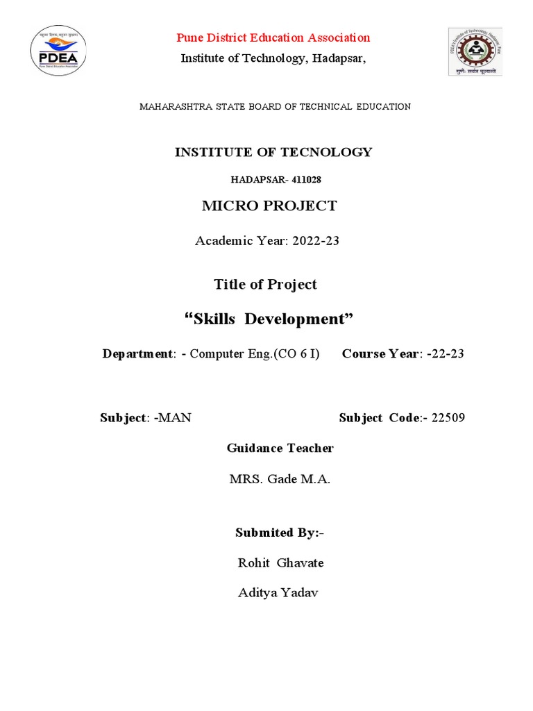 Ede Micro Project For Tyco Students | PDF | Entrepreneurship | Creativity