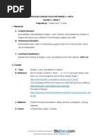 Detailed Lesson Plan in Arts 6 | PDF | Shape | Color