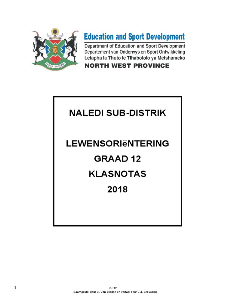 Klasnotas Graad 12 2018 | PDF