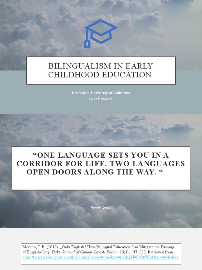 Bilingualism in Early Childhood Education | PDF