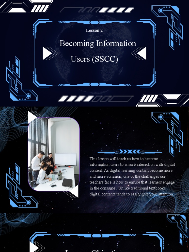 Becoming Information Users (SSCC) | PDF | Learning | Information