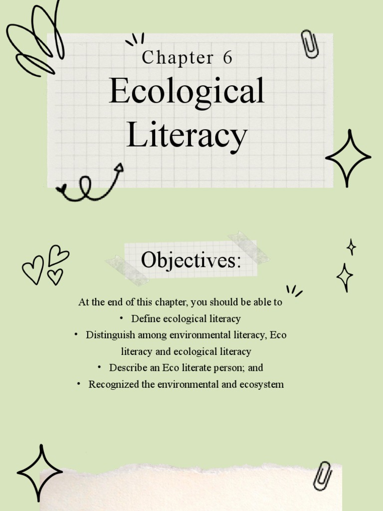 Chapter 6 Ecological Literacy | PDF