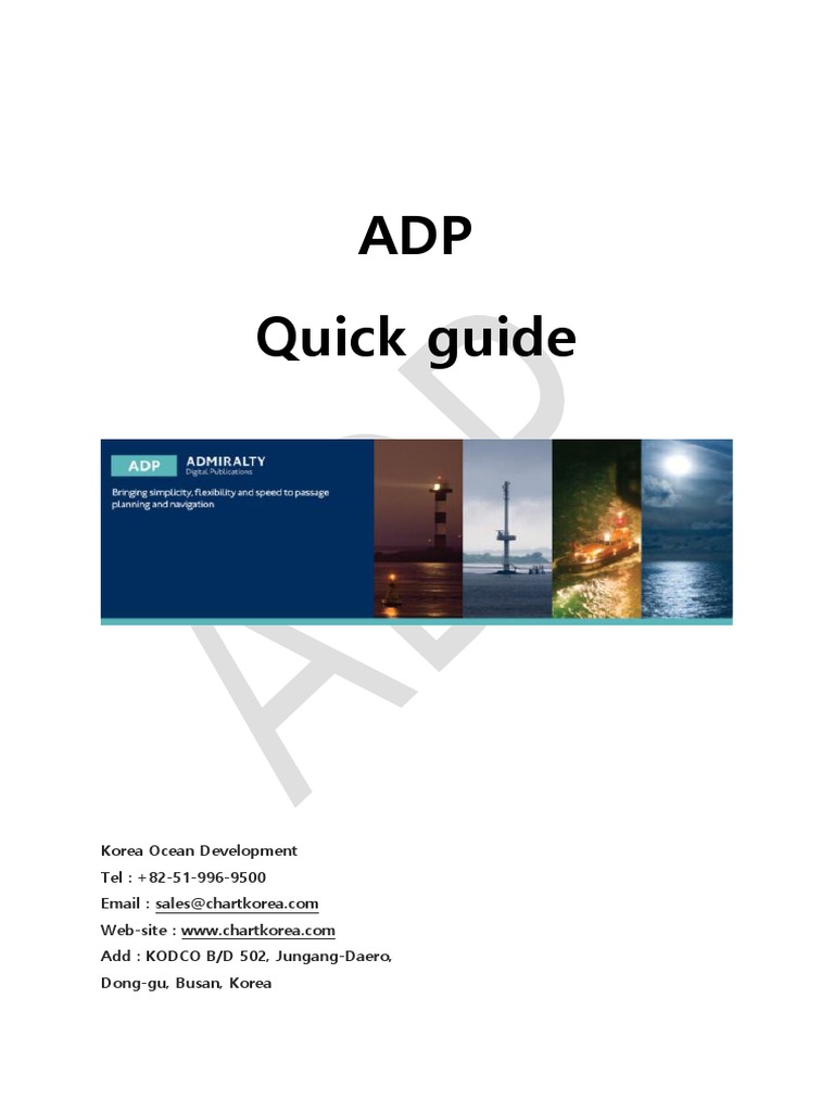 ADP Quick Guide (KODCO, 2021 11) | PDF