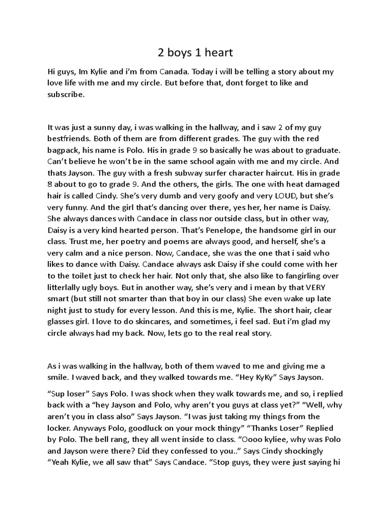 Teen Love Triangle Drama | PDF