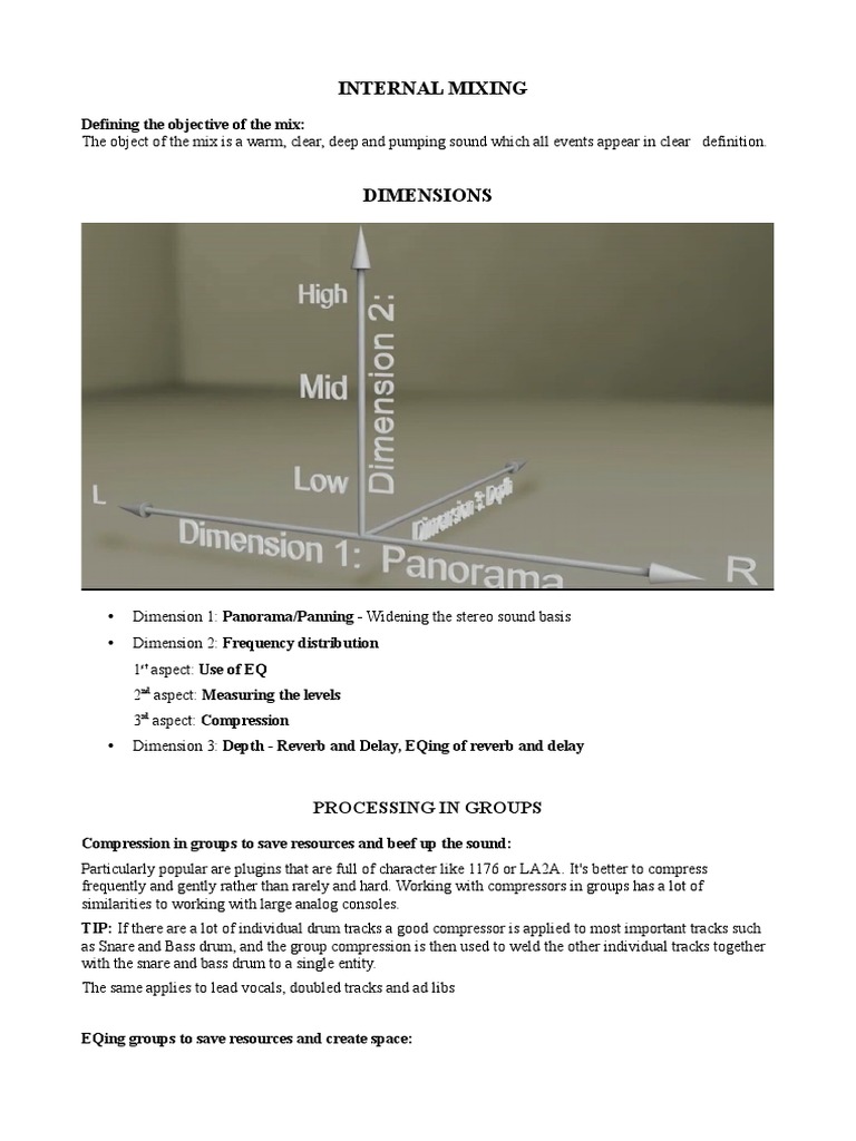 Internal Mixing - Notes | PDF