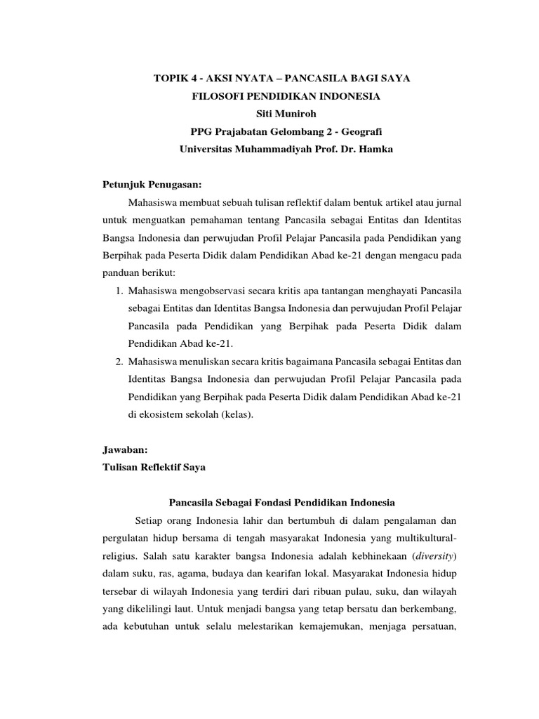 Topik 4 Aksi Nyata FPI | PDF