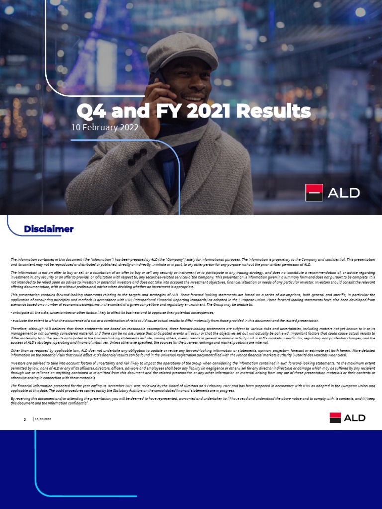 Presentation ALD Q4 & FY 2021 - Final | PDF
