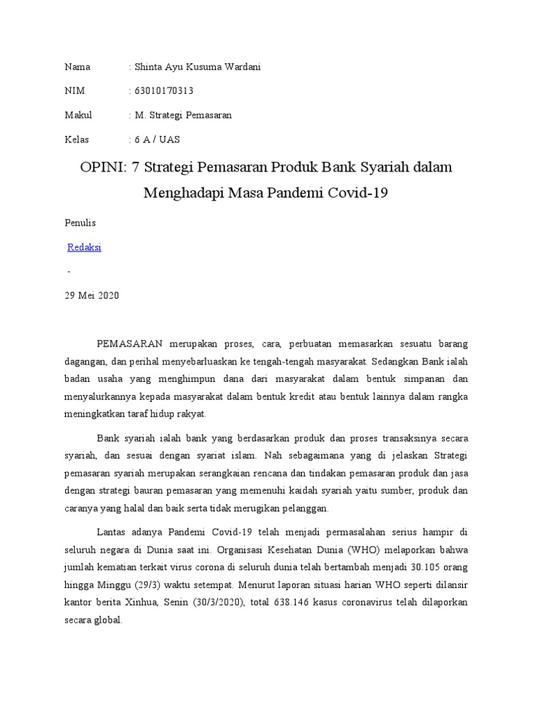 Shinta Ayu Kusuma W - 63010170313 - UAS MSP | PDF