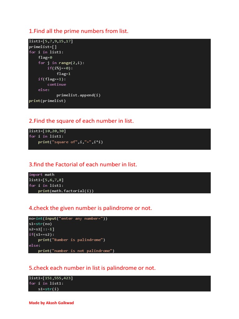 Python Imp Programs | PDF | Filename | Text File Python Imp Programs | PDF | Filename | Text File