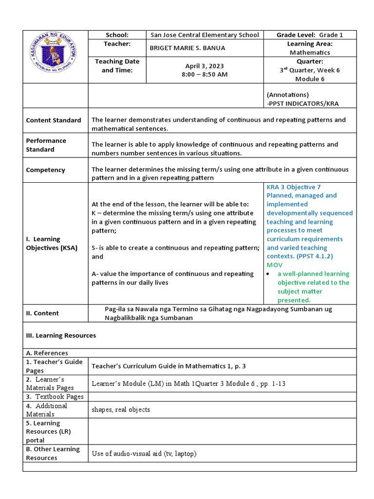COT New | PDF | Learning | Teachers