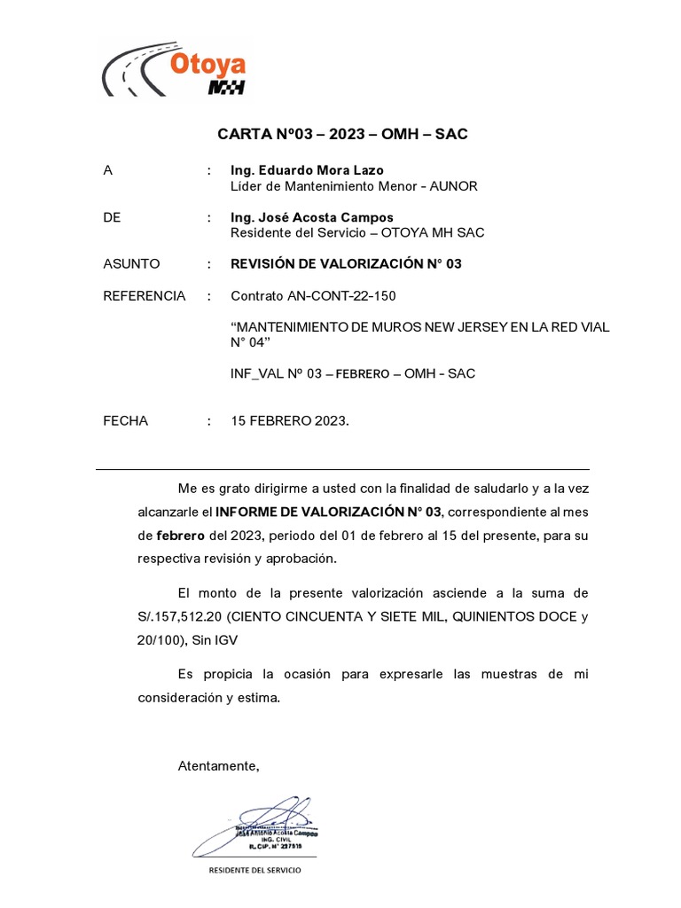 Carta #03 - Valo #03 | PDF