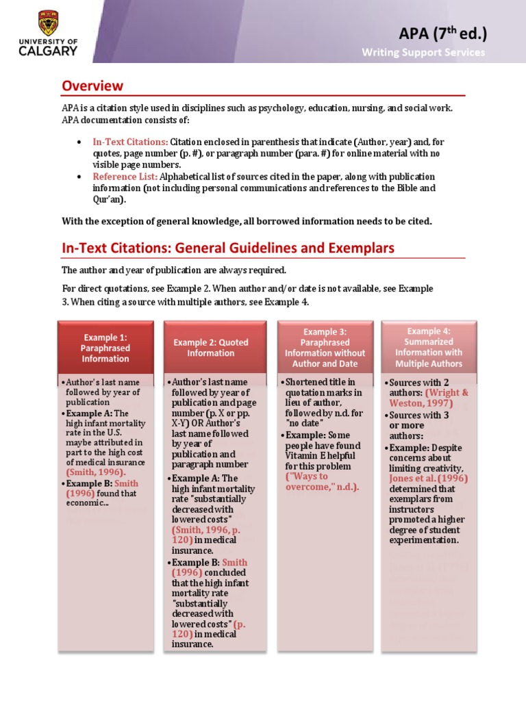 Apa-7th-Ed Updated | Download Free PDF | Apa Style | Citation