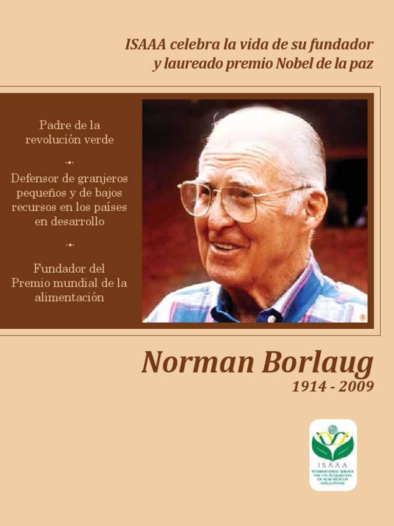 Legado de Norman Borlaug: Revolución Verde | PDF | Revolución verde ...