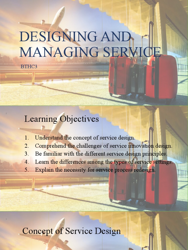 BTHC 3 CHAPTER 6 Designing and Managing Service | PDF | Design | Brainstorming