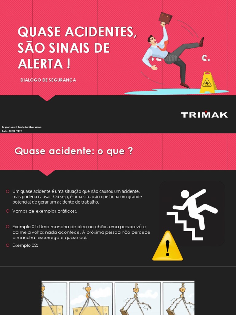 DDSIG-Quase Acidentes, São Sinais de Alerta. | PDF